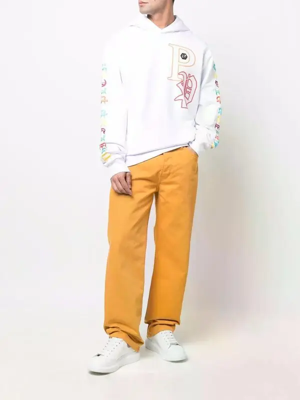 Philipp Plein Embroidered Pullover Hoodie