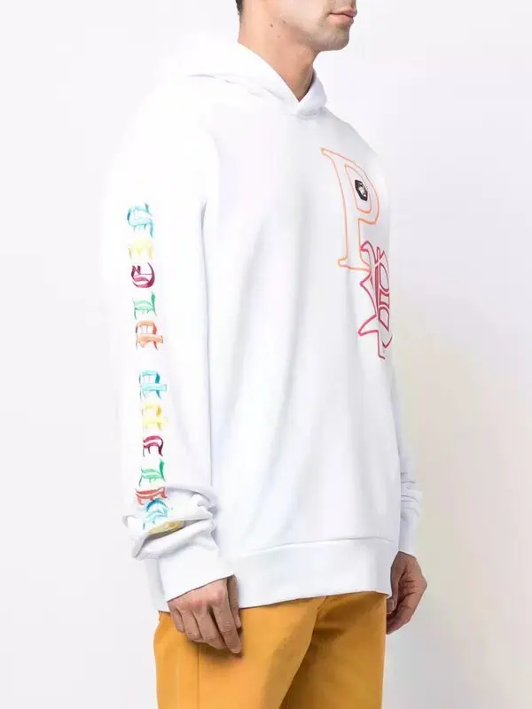 Philipp Plein Embroidered Pullover Hoodie