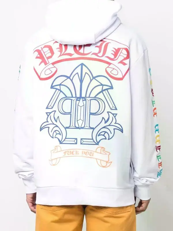 Philipp Plein Embroidered Pullover Hoodie