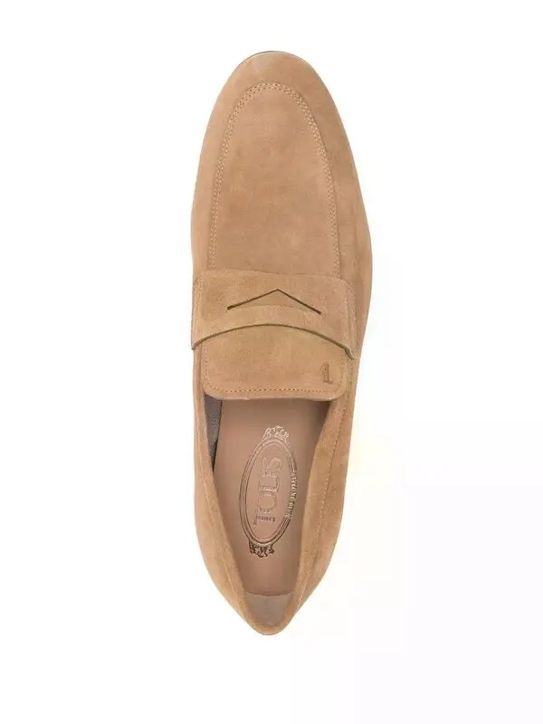 TOD'S Almond-toe Penny Loafers