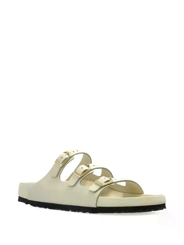 BIRKENSTOCK Florida Triple-buckle Slide Sandals - Neutrals