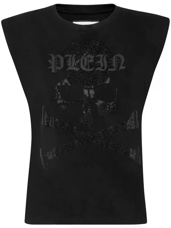 Philipp Plein Skull Embellished Tank Top
