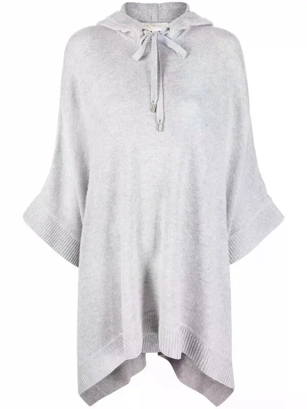 Michael Kors Fine-knit Hooded Cape