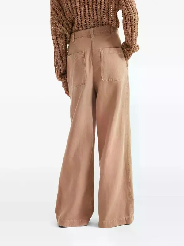 Brunello Cucinelli Pleated Wide-leg Trousers