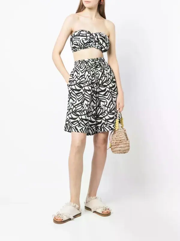 BAMBAH Geometric-print Bermuda Shorts