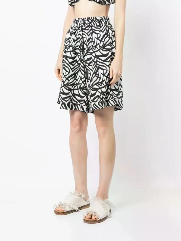 BAMBAH Geometric-print Bermuda Shorts