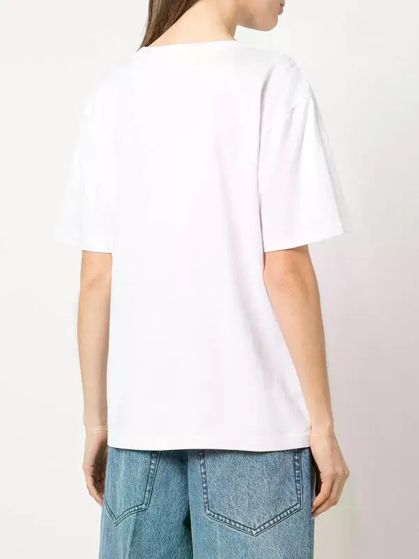 Alexander Wang Puff Logo Cotton T-shirt