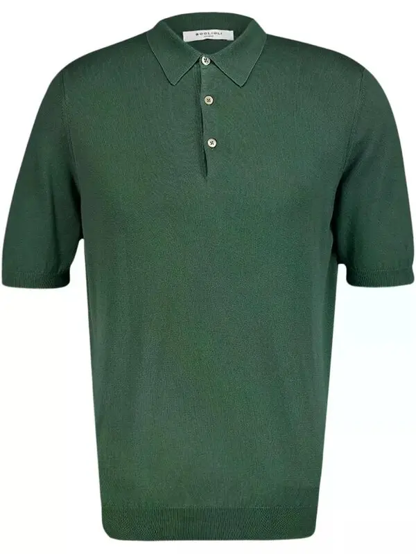 Boglioli Cotton Polo Shirt - Green