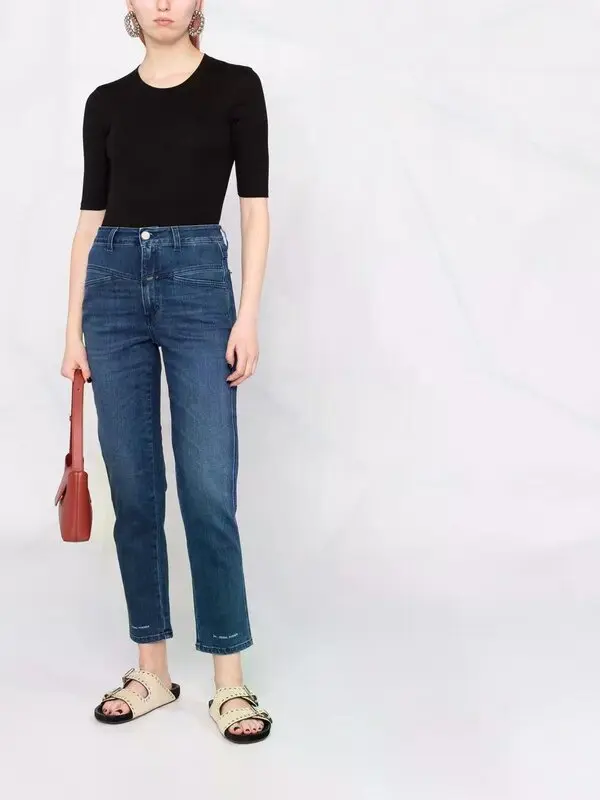Closed Short-sleeve Slim T-shirt - Black