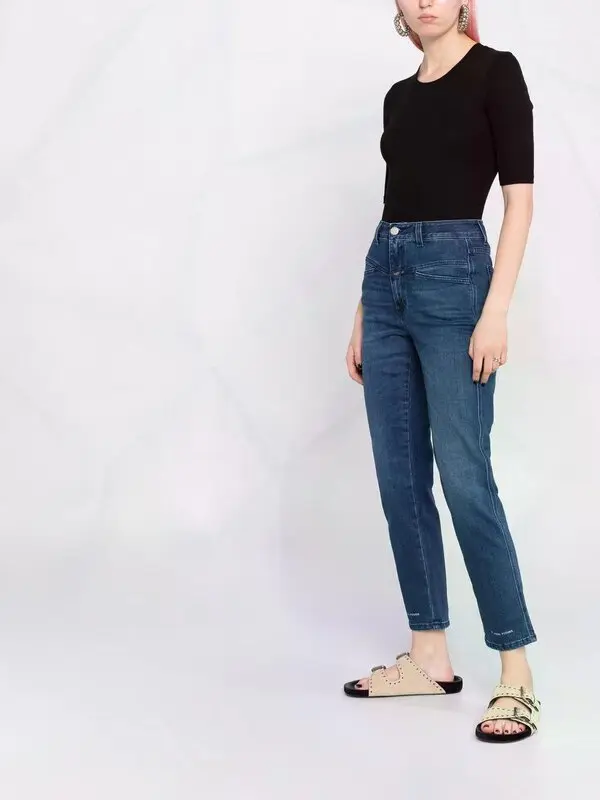 Closed Short-sleeve Slim T-shirt - Black