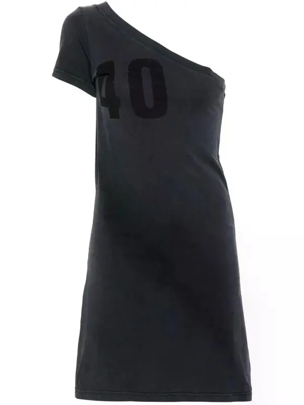 COURREGES Number-print Mini Dress