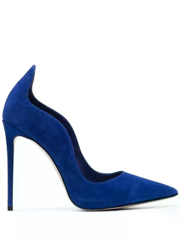 LE SILLA Ivy Scalloped Pumps - Blue