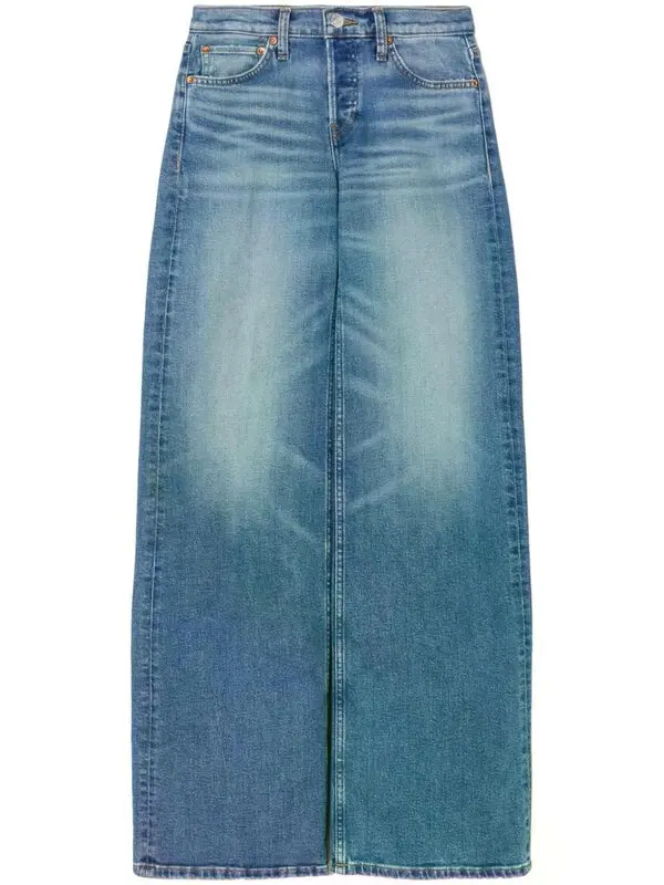 RE/DONE Mid-rise Wide-leg Jeans