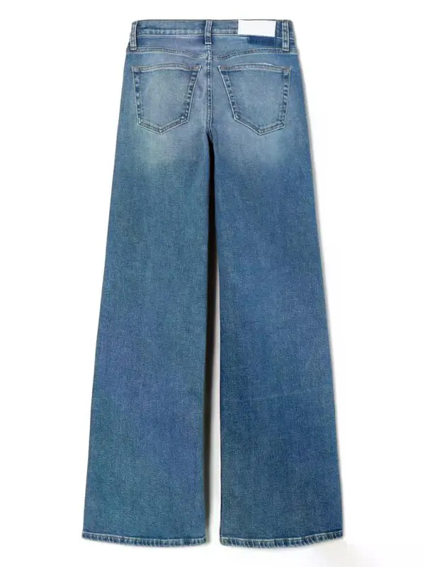 RE/DONE Mid-rise Wide-leg Jeans