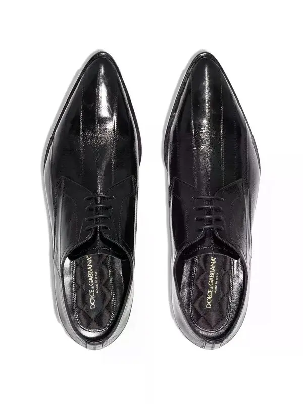 Dolce & Gabbana Point-toe Derby Shoes