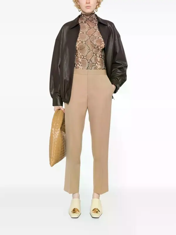 JIL SANDER Tapered Cropped Trousers