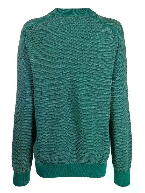 BOSS Textured Round-neck Jumper