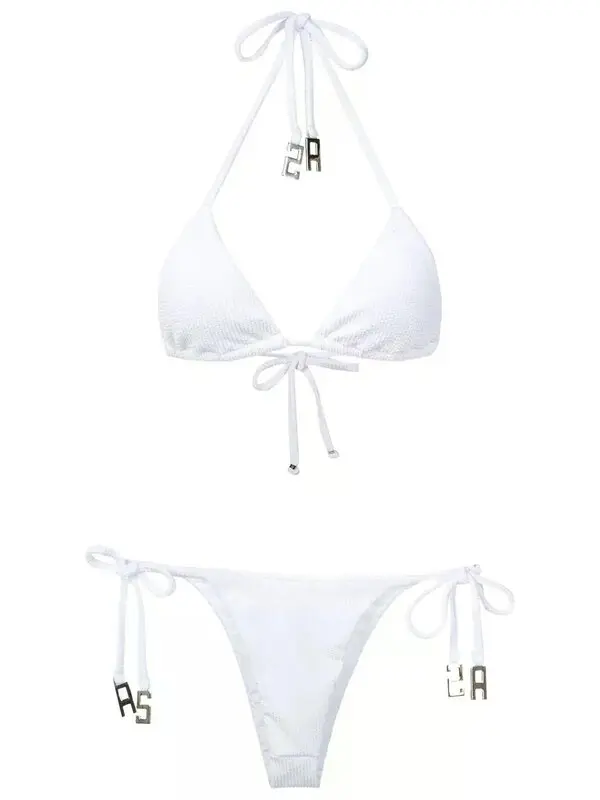 AMIR SLAMA Ribbed Triangle Bikini