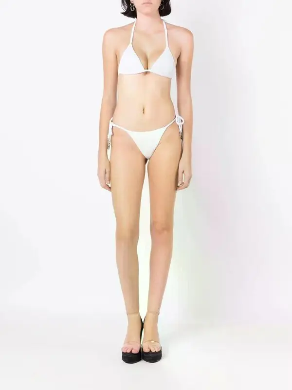 AMIR SLAMA Ribbed Triangle Bikini