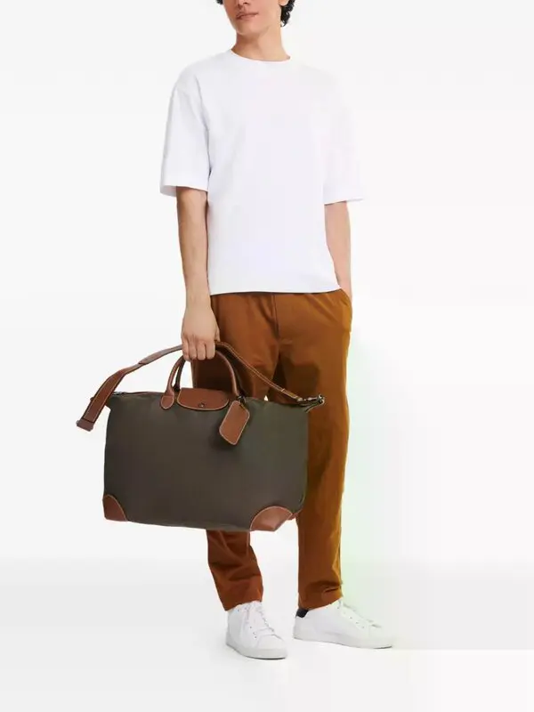 Longchamp Boxford Travel Bag With Leather Trim