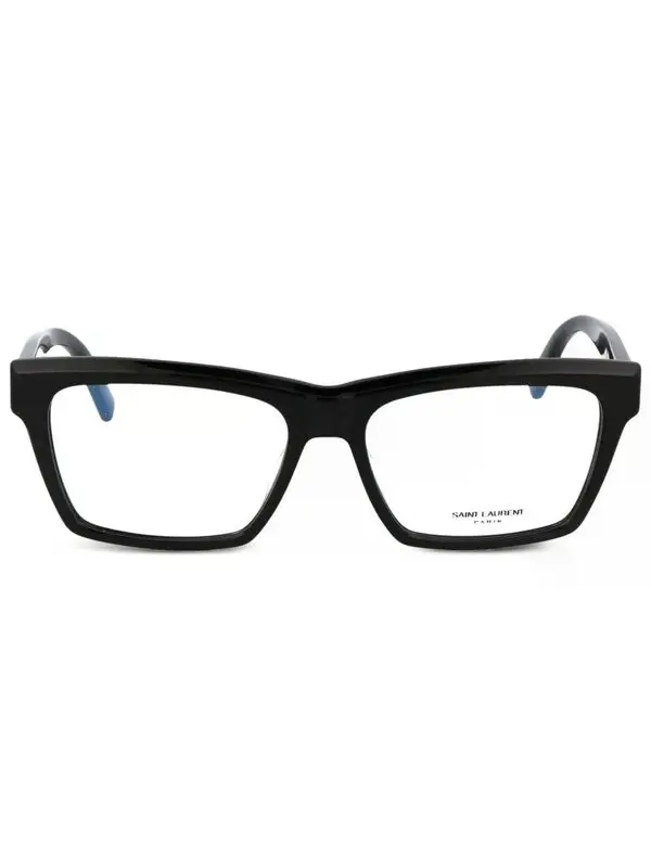 Saint Laurent Wayfarer Frame Eyeglasses - Black