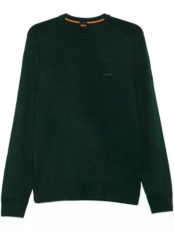BOSS Logo-embroidered Sweater