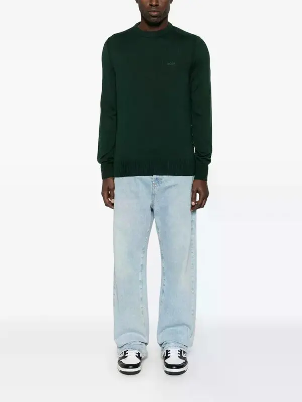BOSS Logo-embroidered Sweater