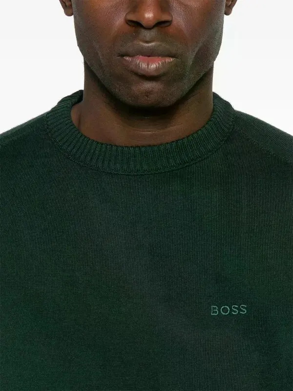 BOSS Logo-embroidered Sweater