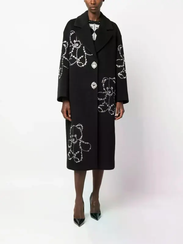 Philipp Plein Castoni Teddy Bear Oversized Coat