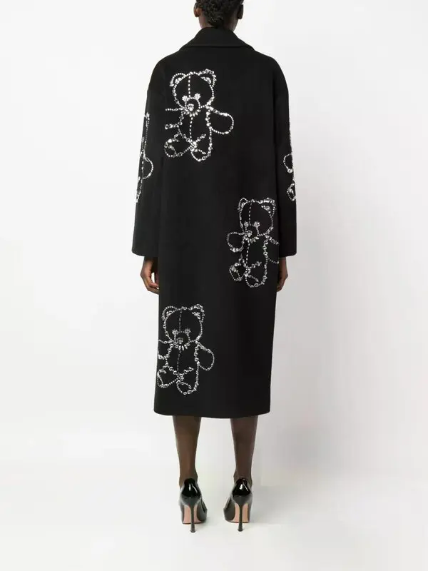 Philipp Plein Castoni Teddy Bear Oversized Coat