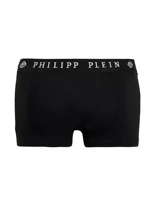Philipp Plein Logo Embroidered Boxers
