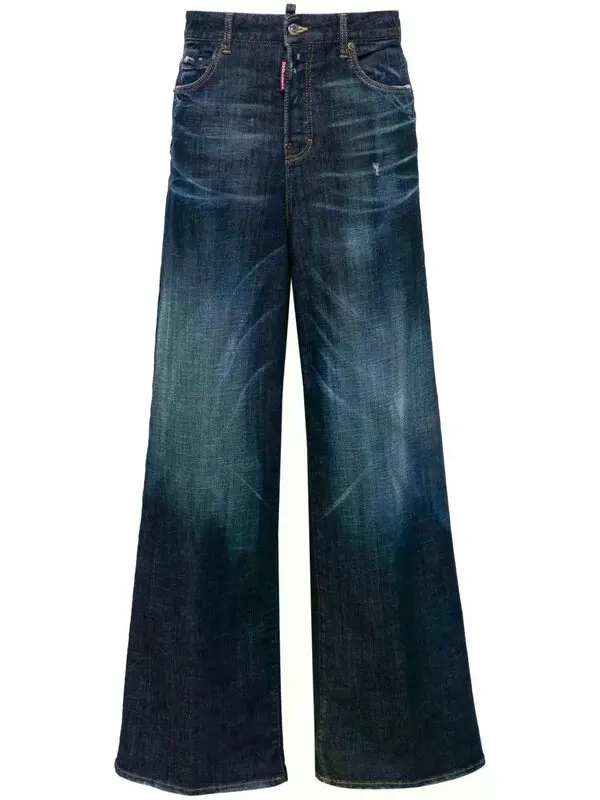 Dsquared2 Traveller Wide Leg Jeans