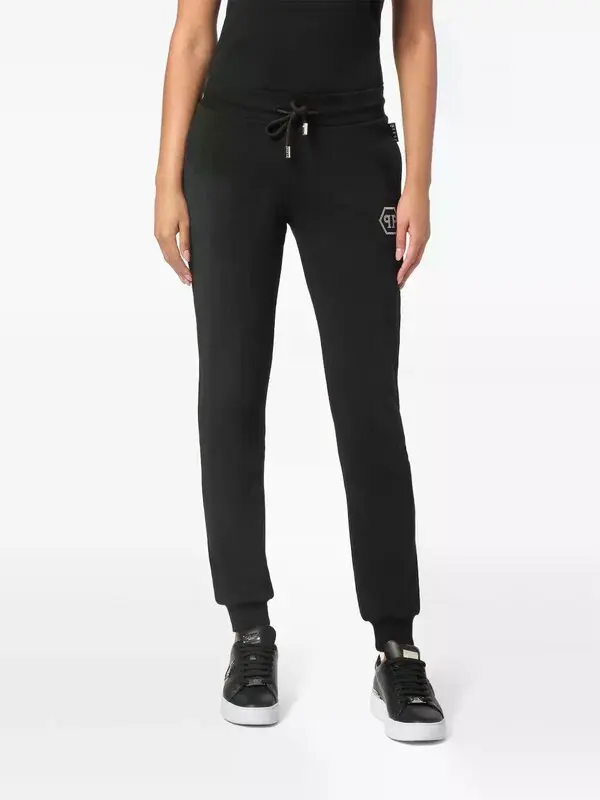 Philipp Plein Crystal-embellished Track Pants