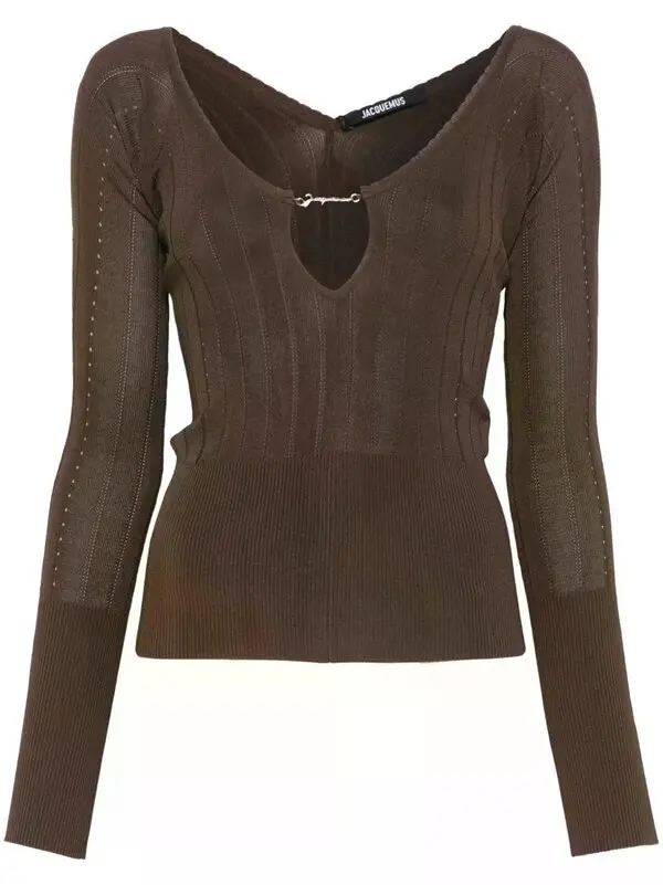 Jacquemus Le Sommet Pralù Top - Brown