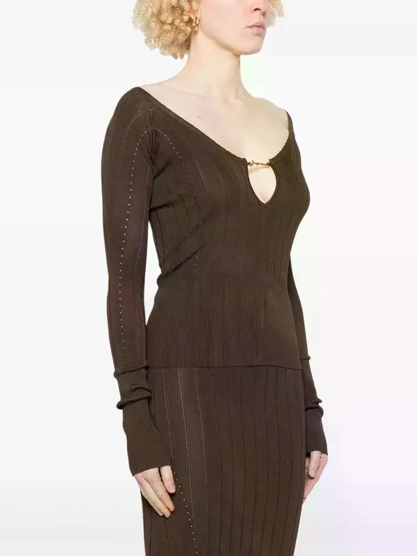 Jacquemus Le Sommet Pralù Top - Brown