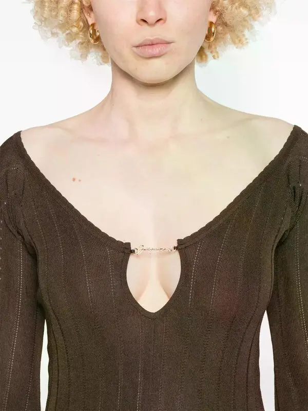 Jacquemus Le Sommet Pralù Top - Brown