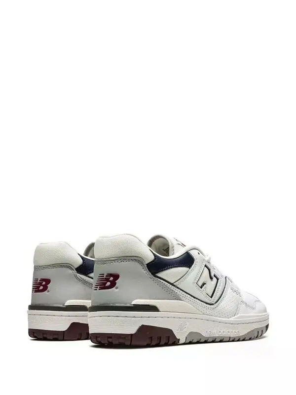 NEW BALANCE 550 Lace-up Perforated Sneakers - White