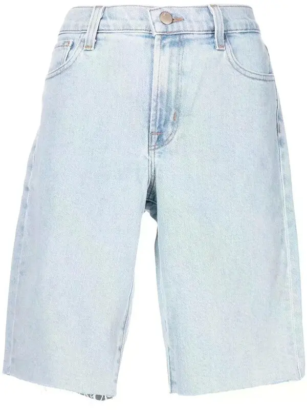 J Brand Mid-length Denim Shorts - Blue