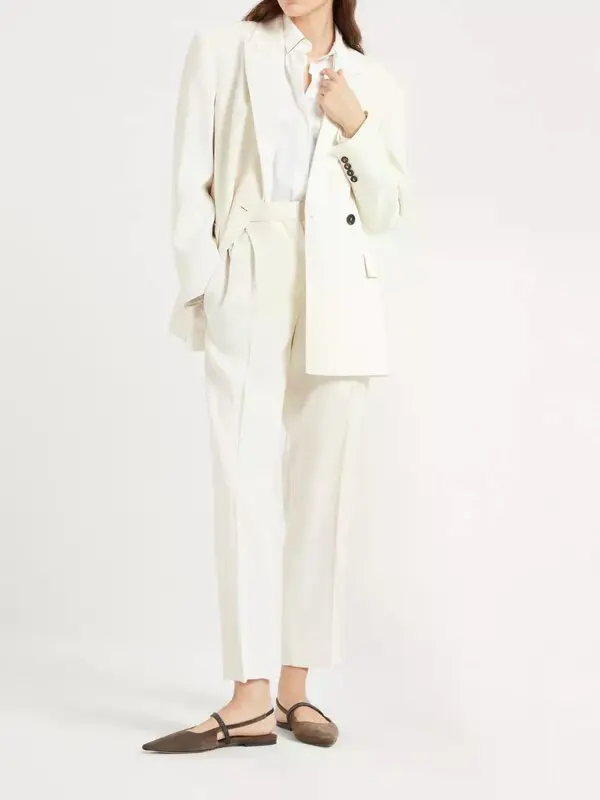 Brunello Cucinelli Slouchy Trousers - Neutrals