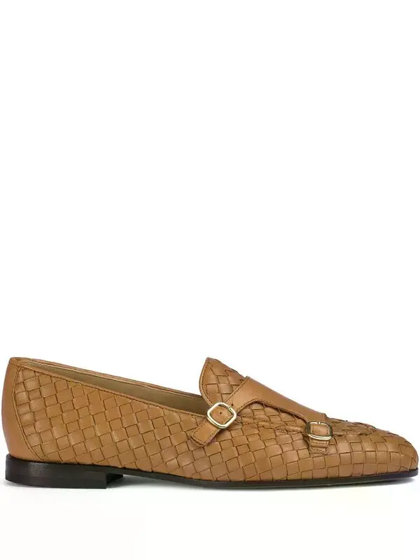 DOUCAL'S Double-buckle Loafers
