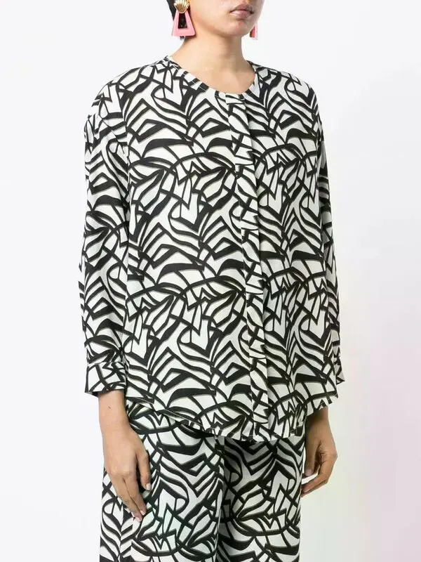 BAMBAH Geometric Print Cairo Shirt