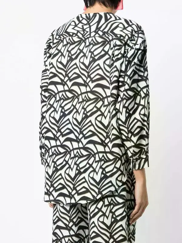 BAMBAH Geometric Print Cairo Shirt