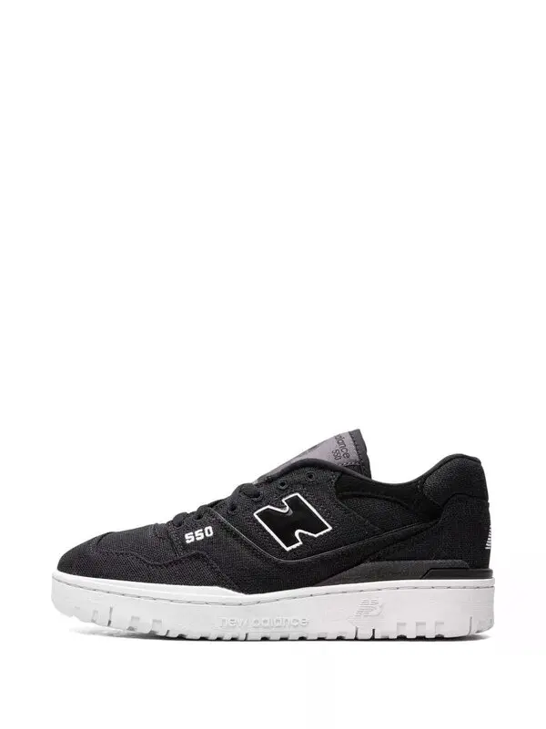 NEW BALANCE 550 Suede Low-top Sneakers - Black