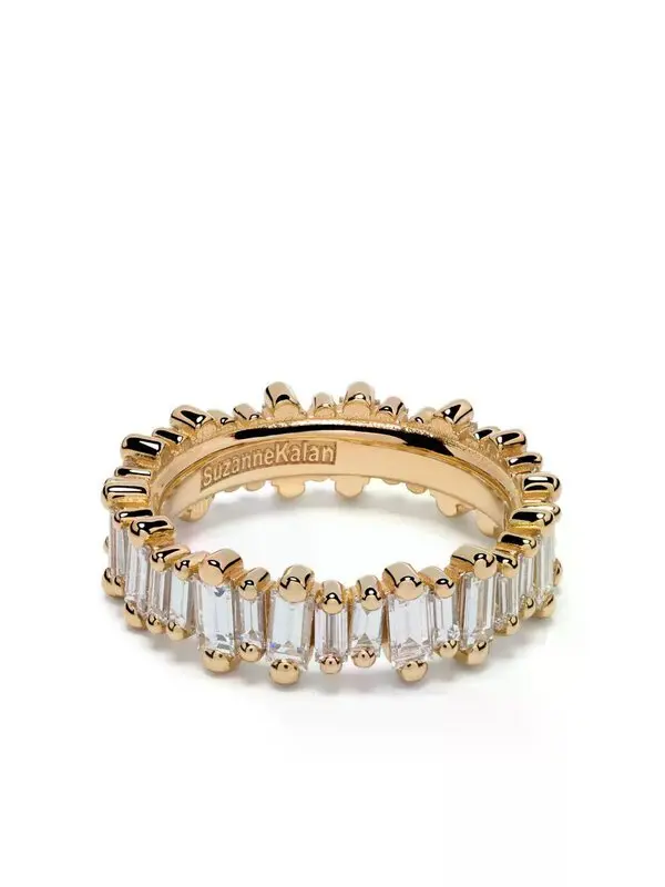 SUZANNE KALAN 18kt Yellow Bold Diamond Eternity Ring - Gold