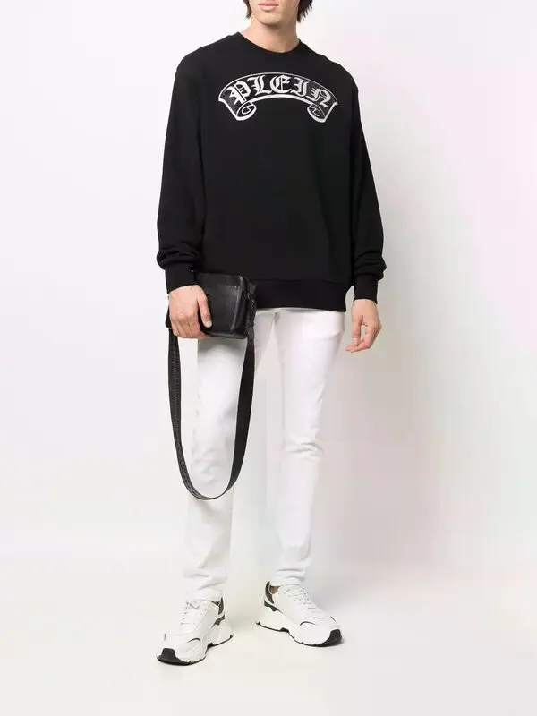 Philipp Plein Logo-print Sweatshirt - Black