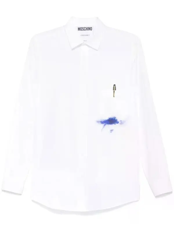Moschino Pen-print Shirt