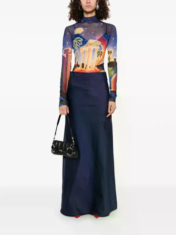 Casablanca Printed Mesh T-shirt