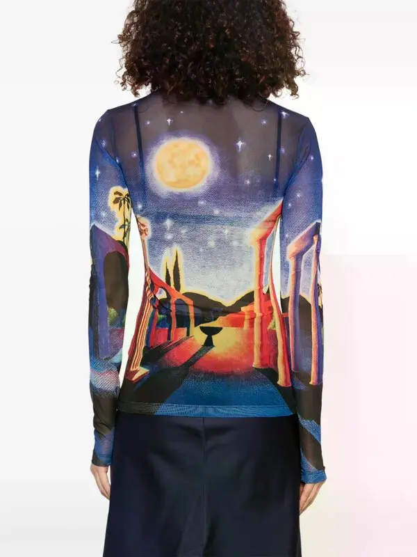 Casablanca Printed Mesh T-shirt
