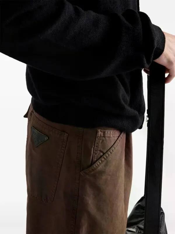 Prada Triangle-logo Chinos