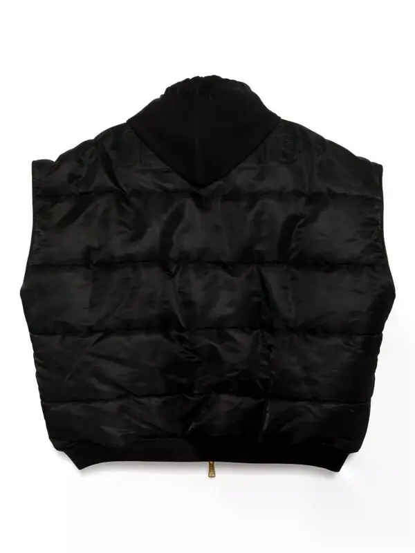 Vetements Hooded Logo Bomber Vest